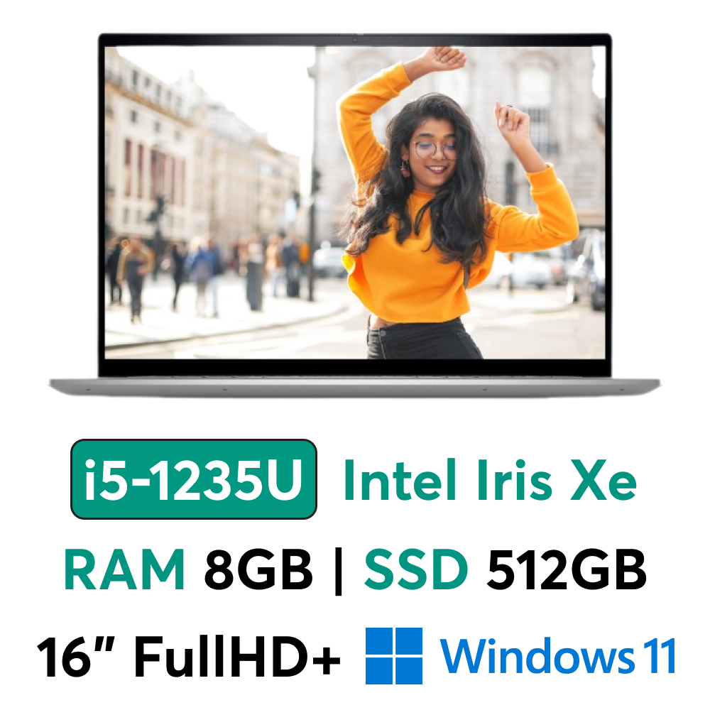 Laptop Dell Inspiron 16 5620-71003903 (i5-1235U/8GB/512GB/Intel Iris Xe ...