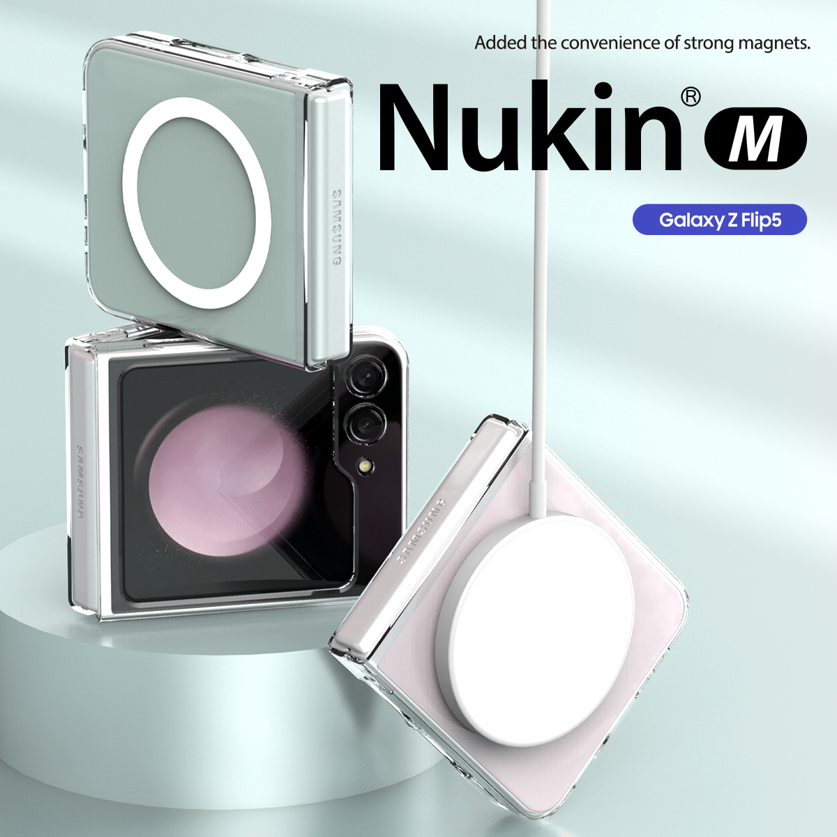 Ốp lưng Araree Nukin - Galaxy Z Flip 5 - Clear