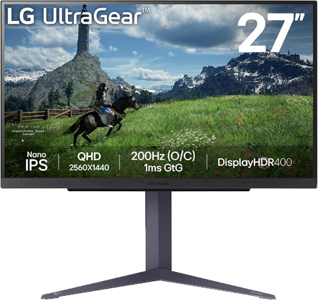 Màn hình LG UltraGear 27GS85Q-B (27 inch/QHD/Nano IPS/200Hz/1ms) - Chính hãng
