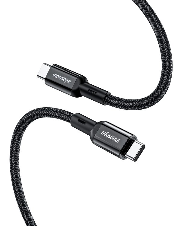 Cáp Innostyle PowerFlex USB-C to USB-C 2.0M 100W Silver (ICC200ALSLV)
