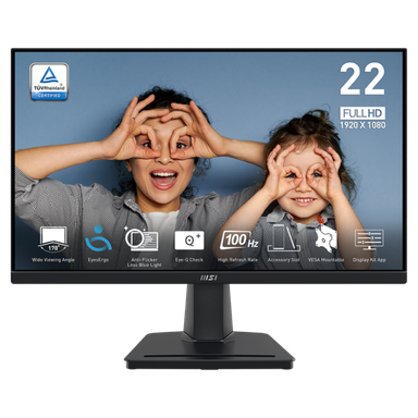 Màn hình MSI PRO MP225V (21.45 inch/FHD/VA/100Hz/1ms) - Chính hãng