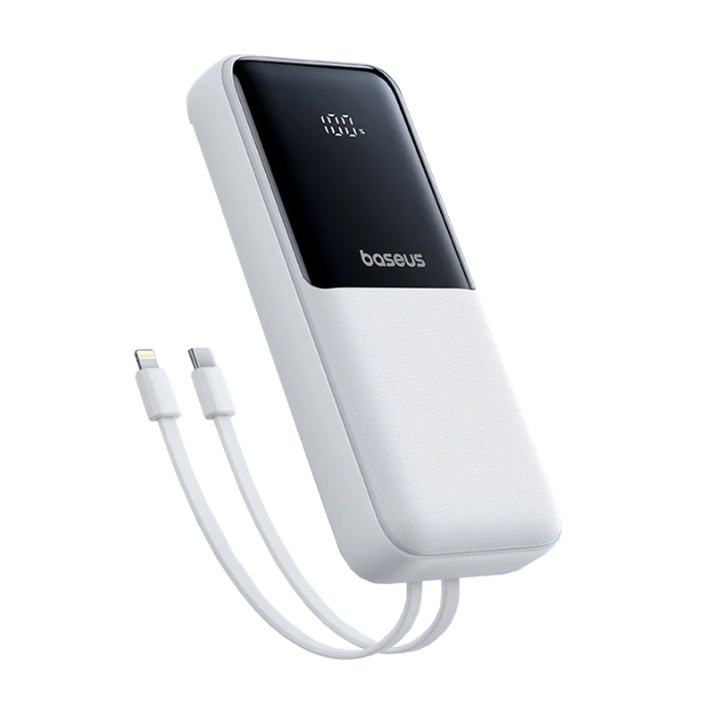 Pin dự phòng Baseus Lipow Digital Display kèm cáp Type-C + Lightning ...