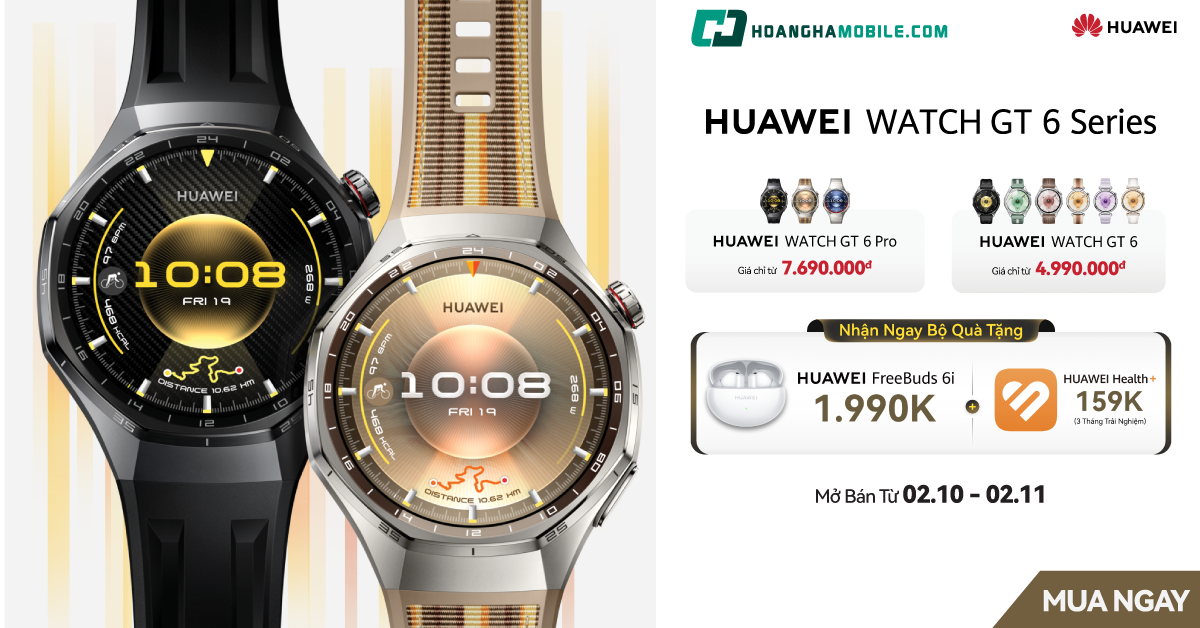 HUAWEI Watch GT 6 Pro | Chính Hãng, Khuyến Mại - Trả Góp 0%