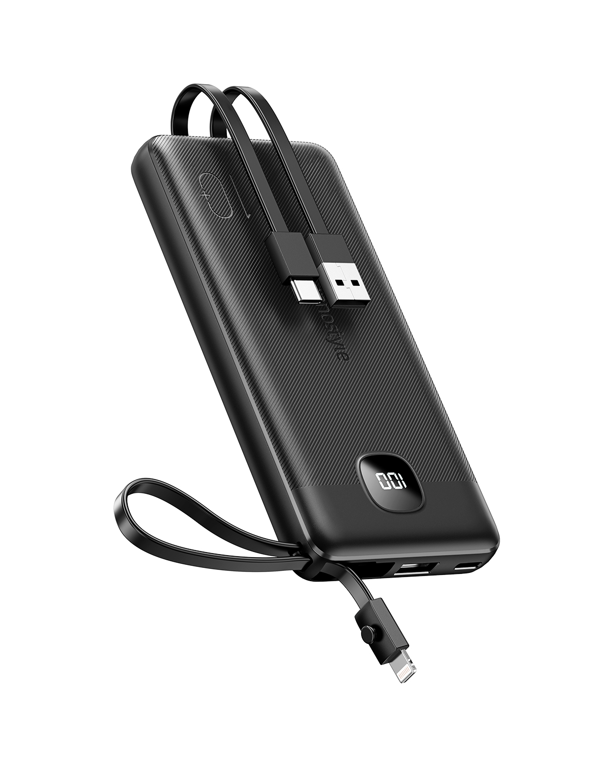 Sạc dự phòng Innostyle MultiCharge Go 22.5W 10000mAh kèm 3 cáp