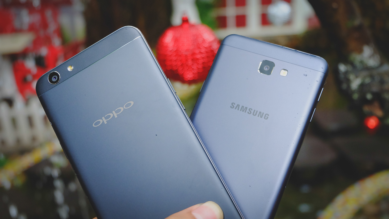 OPPO F1s đen nhám với Galaxy J7 Prime đen: " Đen nào đẹp hơn?" - Tin ...