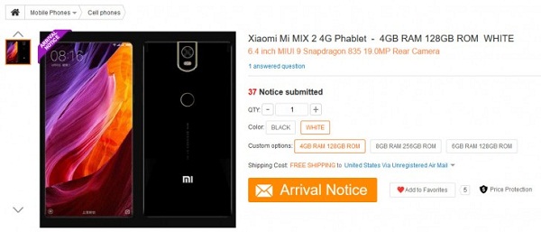 Xiaomi Mi Mix 2 lộ diện cấu hình “khủng”, RAM 8GB, chạy chip Snapdragon 835 - Tin tức công nghệ ...