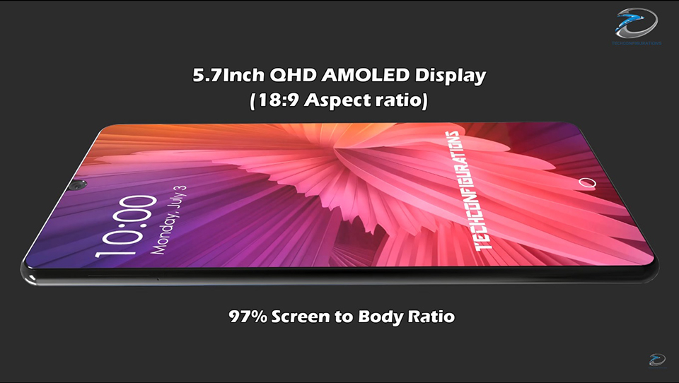 Chiêm ngưỡng concept Xiaomi Mi 7 quyến rũ với màn hình không viền và ...