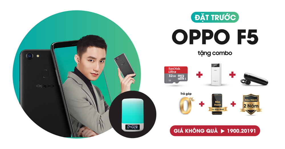 Đặt trước OPPO F5 nhận ngay bộ quà khủng tại Hoàng Hà Mobile - Tin tức ...
