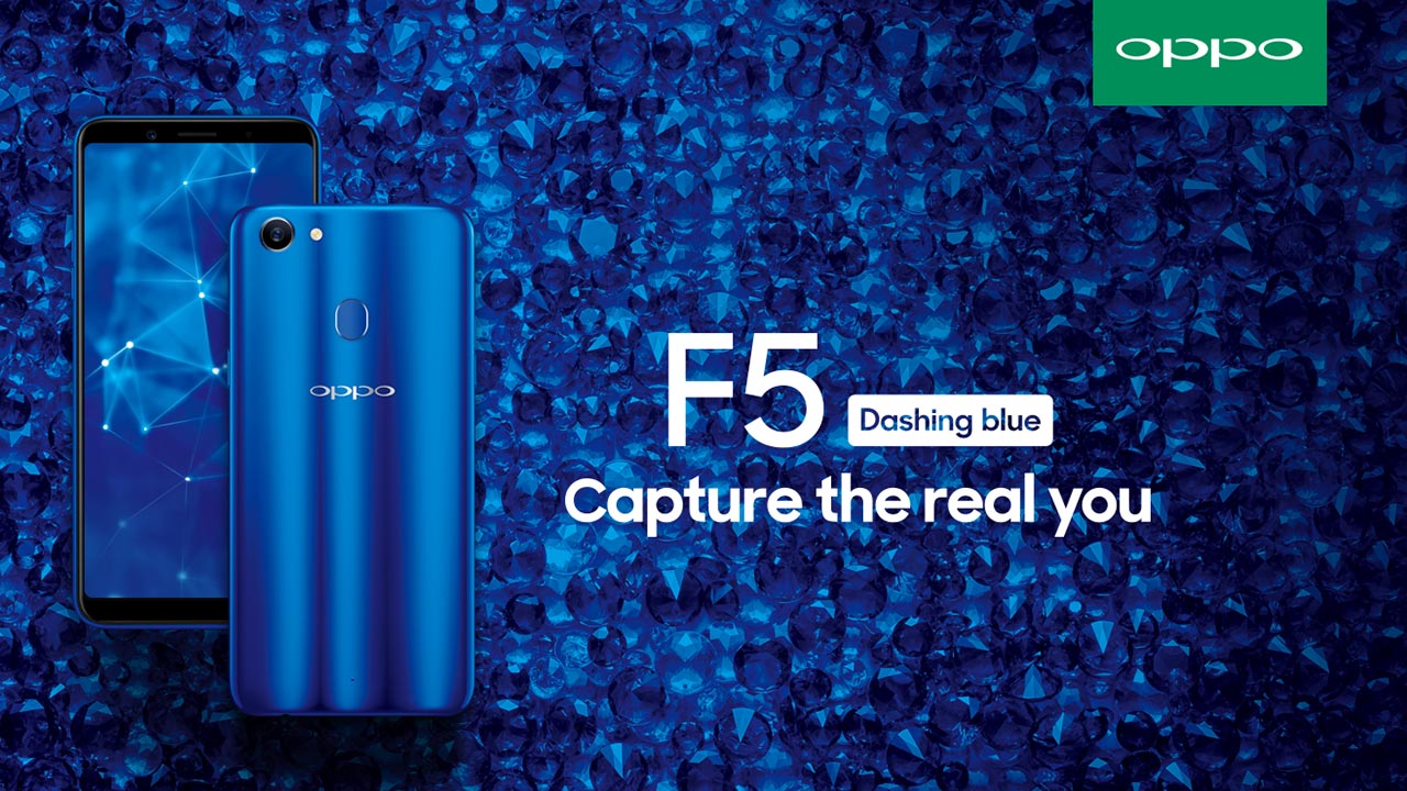 Mê mẩn trước vẻ đẹp của OPPO F5 Xanh Dashing Blue dành riêng cho ...