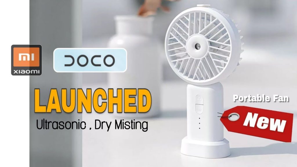 Xiaomi ra mắt quạt phun sương cầm tay DOCO Ultrasonic Dry Misting Fan