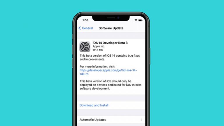 Apple lại tiếp tục phát hành iOS 14 Beta 8 dành cho các nhà phát triển