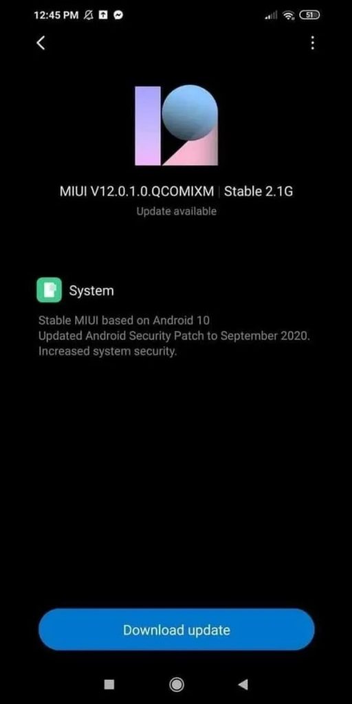 Redmi Note 8 phiên bản quốc tế bắt đầu được cập nhật giao diện MIUI 12