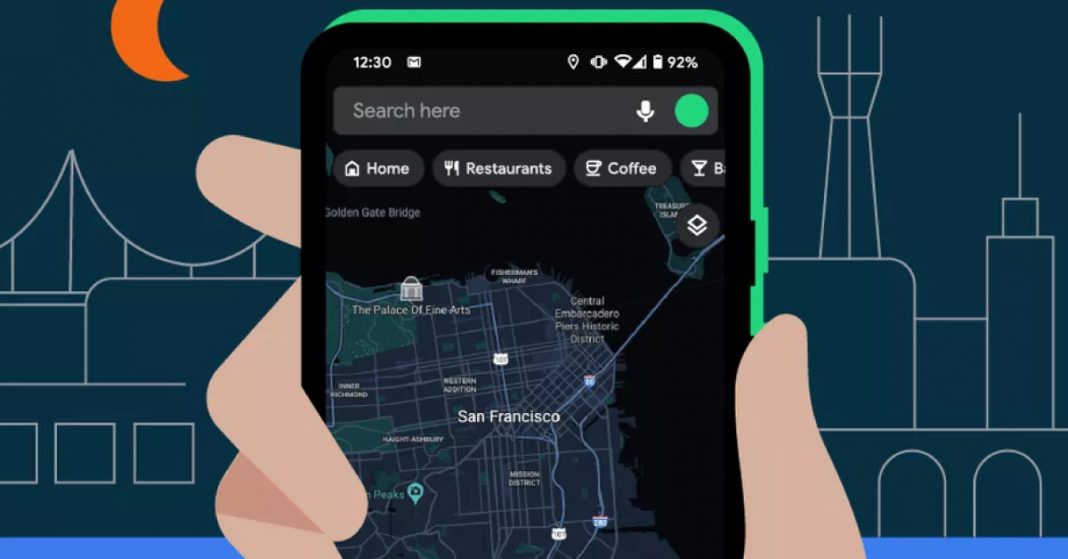 Google Maps trên Android chính thức cập nhật Dark Mode (chế độ tối)