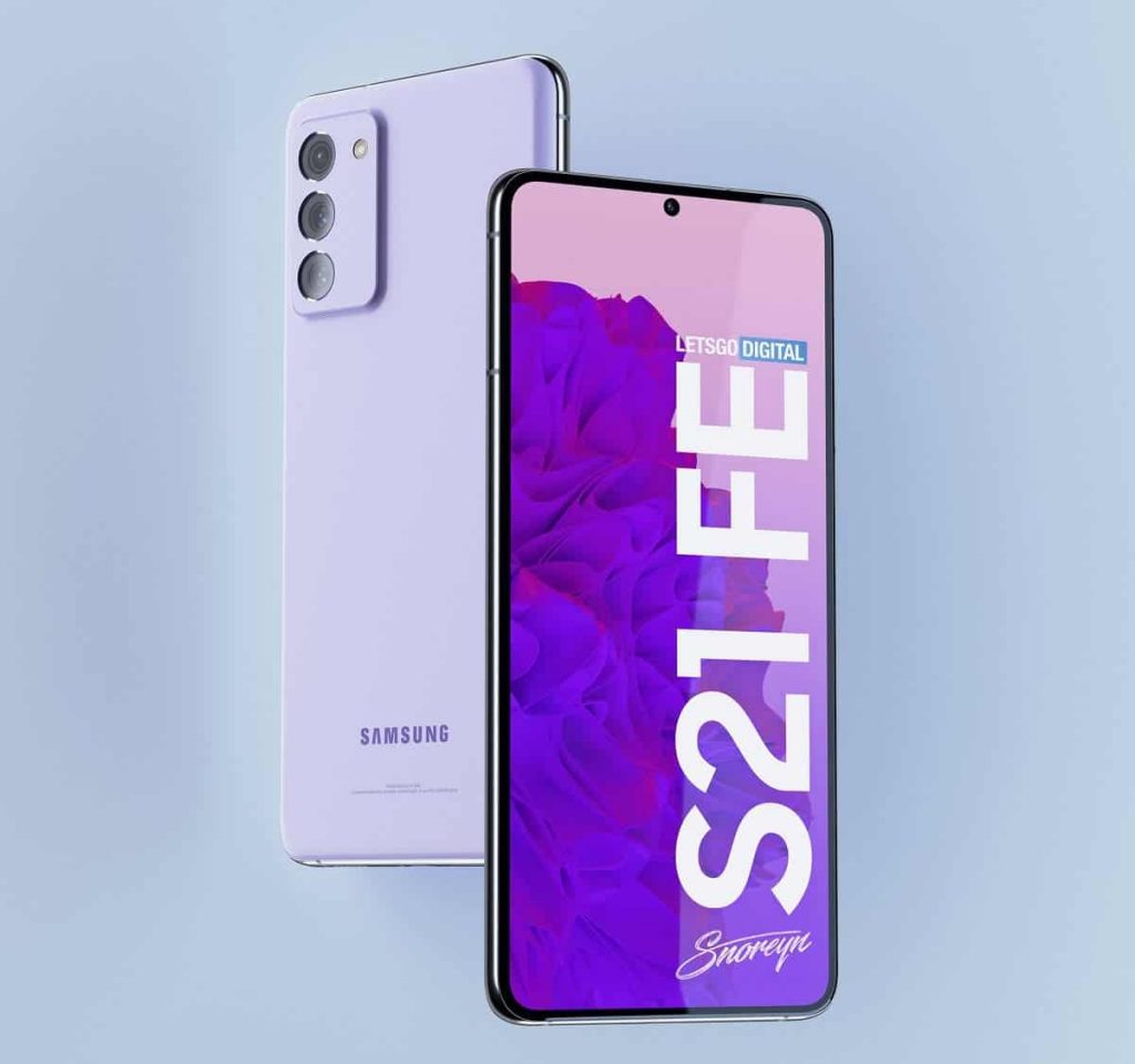 Rò rỉ những hình ảnh render chân thực của Samsung Galaxy S21 FE