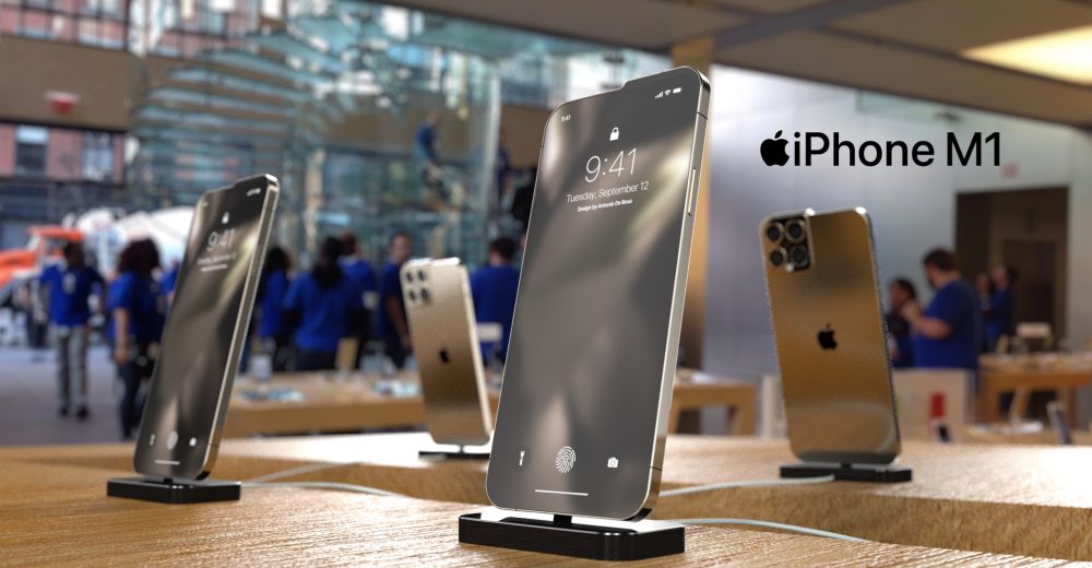 [Tin đồn] Tròn mắt với thiết kế iPhone độc lạ, được trang bị chip M1 ...