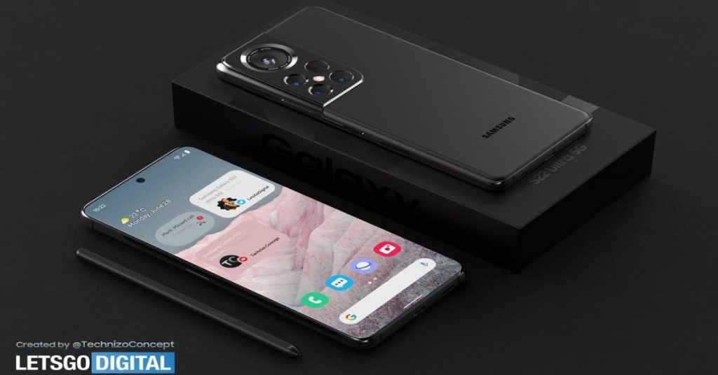 Rò rỉ loạt ảnh render của Samsung Galaxy S22 với thiết kế mới lạ