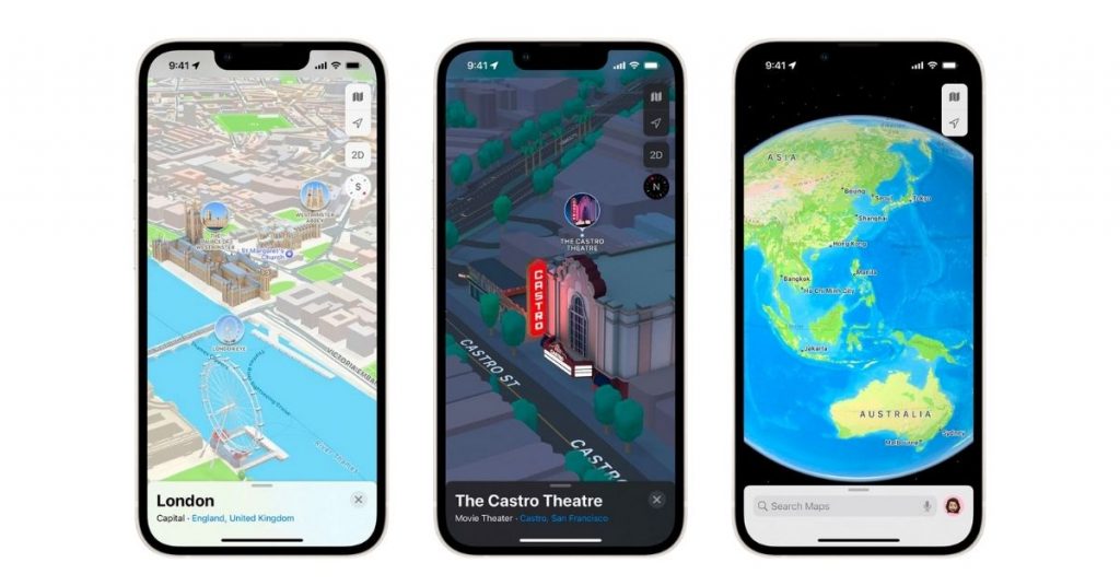 Apple Maps cập nhật thêm tính năng bản đồ 3D | Hoàng Hà Mobile