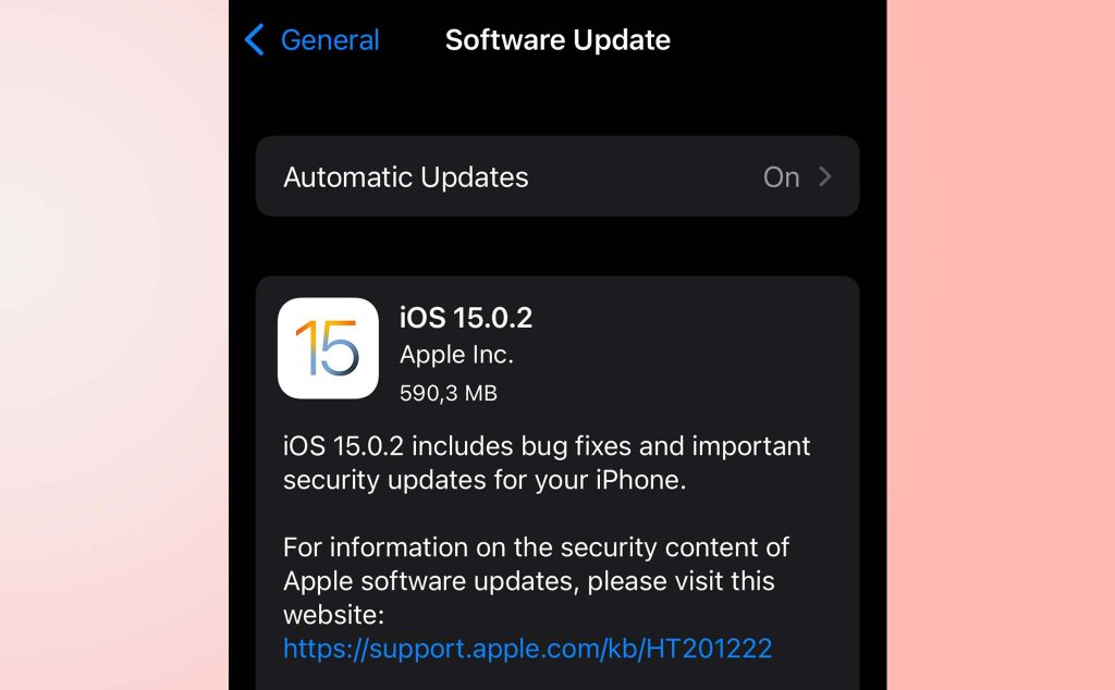 Apple chính thức phát hành iOS 15.0.2, cập nhật để sửa lỗi bảo mật và nhiều lỗi khác - Tin tức ...