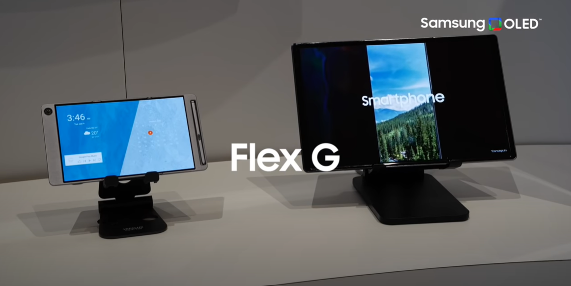 Chiêm ngưỡng Samsung Flex S và Flex G, công nghệ màn hình gập kiểu mới ...