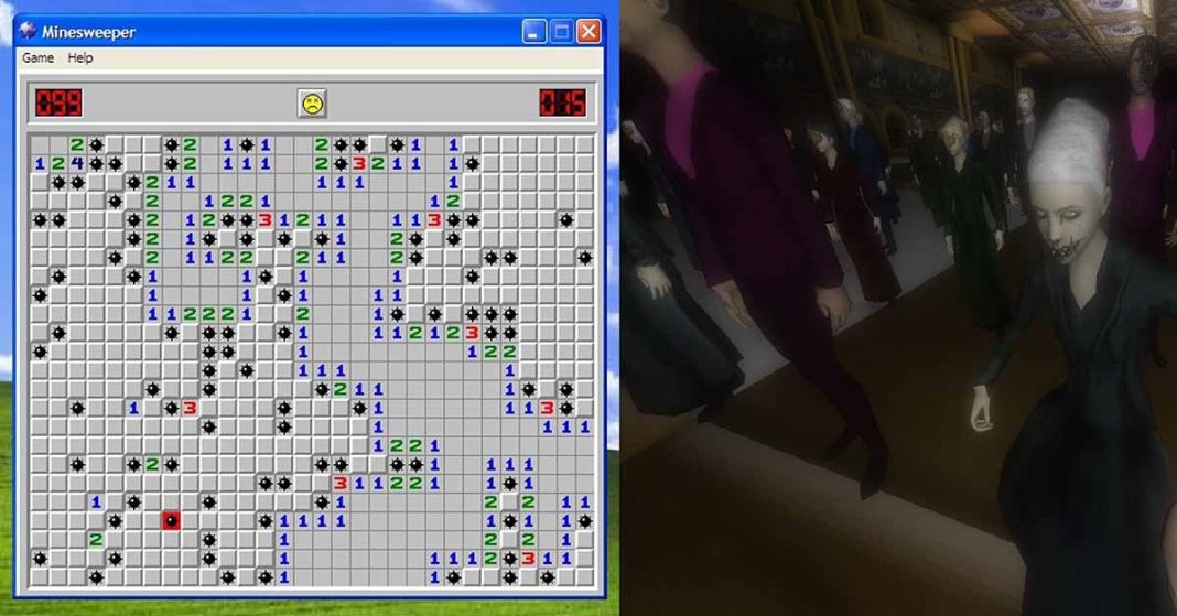 Mời bạn chơi game Dò mìn kinh điển theo kiểu... game kinh dị cực cuốn ...