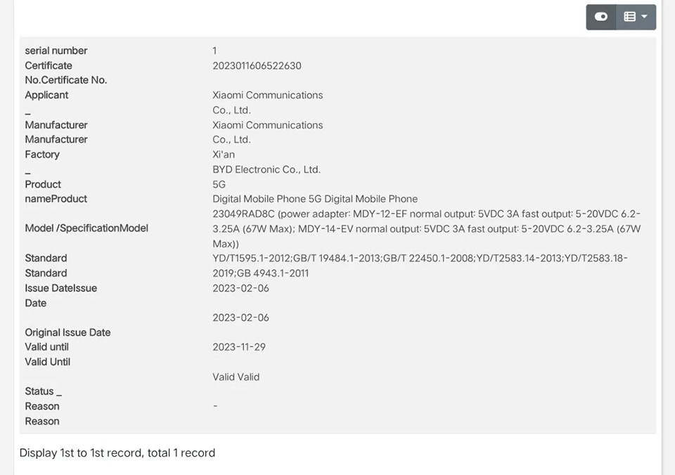 Redmi Note 12 Turbo được xác nhận hỗ trợ sạc nhanh 67W trên chứng nhận 3C - Tin tức công nghệ ...