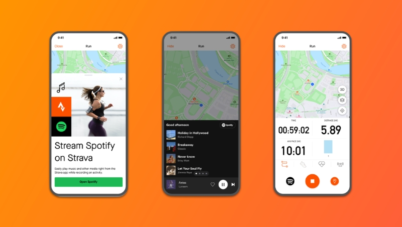 Strava x Spotify, người dùng có thể thỏa sức tập luyện và nghe nhạc ...