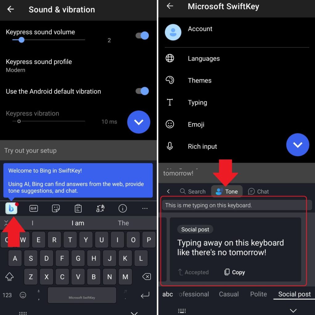 Microsoft thêm chatbot Bing AI vào ứng dụng SwiftKey của Android - Tin ...