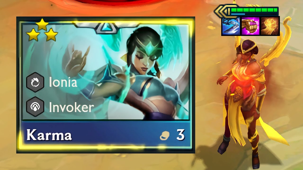 Đội hình Karma tft carry mùa 9 với form 6 Hiệu Triệu Nhân cực khỏe