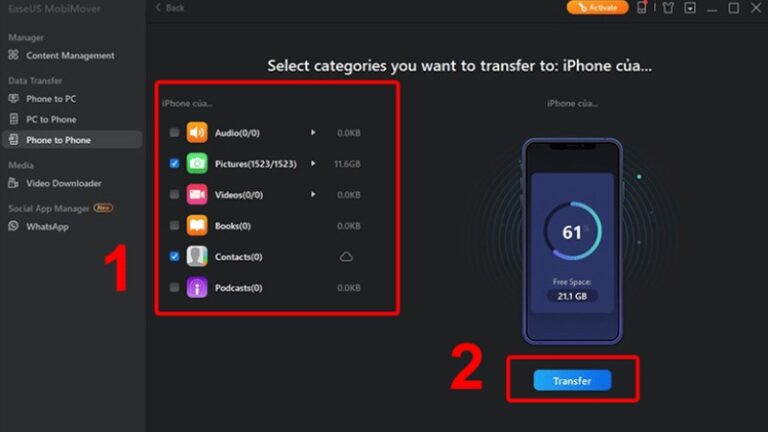 9 Cách chuyển dữ liệu từ iPhone cũ sang iPhone mới