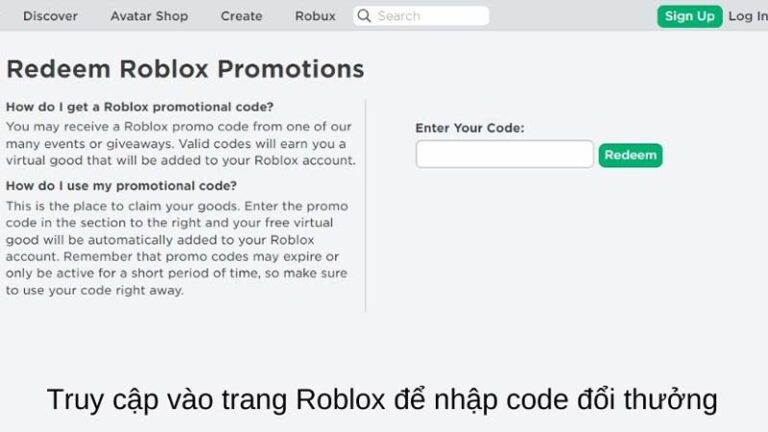 Cập nhật code Roblox mới nhất tháng 9/2025, cách nhập code