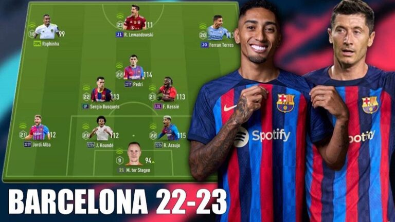 Hướng dẫn chi tiết xây dựng đội hình Barca FO4 mạnh nhất