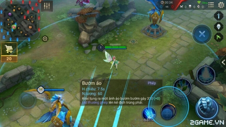 Hướng dẫn cách lên đồ và lối chơi cho Krixi - Liên Quân Mobile