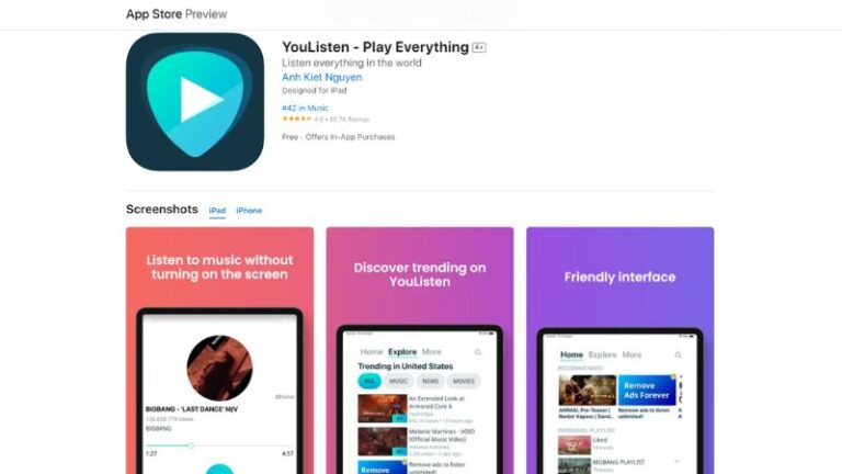 6 app nghe nhạc Youtube khi tắt màn hình iOS và Android tốt nhất