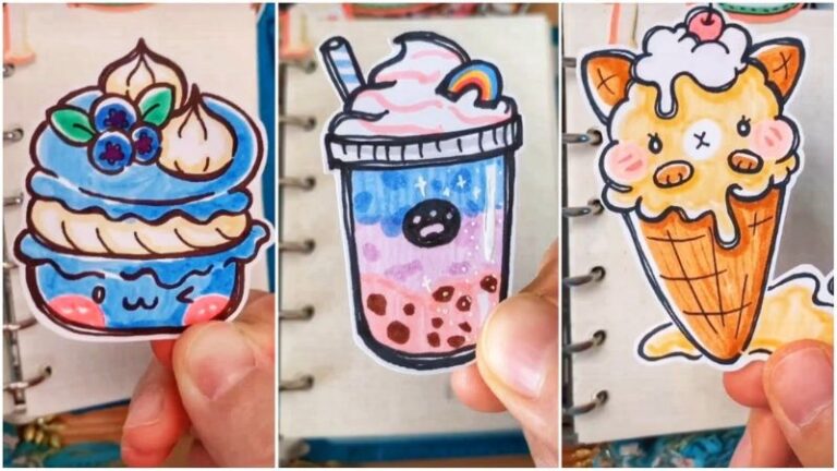 Hướng Dẫn Vẽ Sticker Cute (A-Z) & 101+ Ý Tưởng Độc Đáo 2025