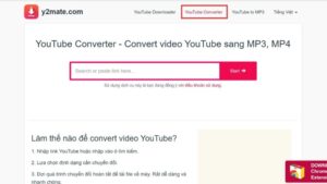 Y2mate.com: Hướng Dẫn Tải Video & Nhạc MP3 YouTube Miễn Phí