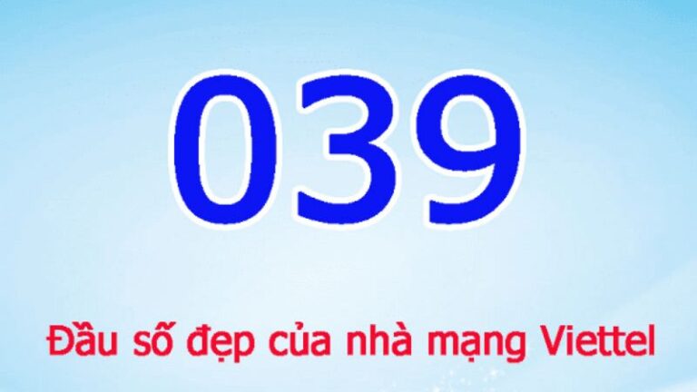 Đầu số 039 là mạng gì? Ý nghĩa của đầu số