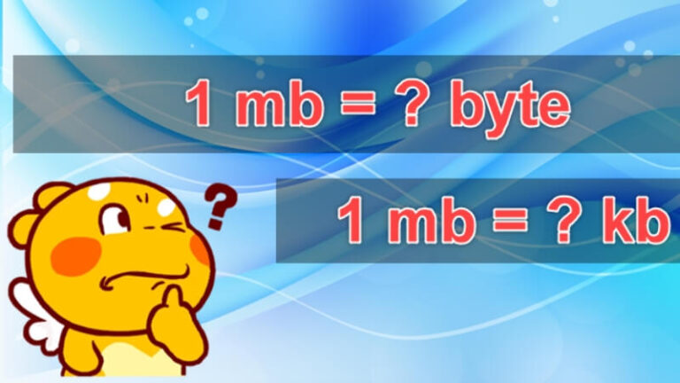 1MB Bằng Bao Nhiêu KB? 1024 Hay 1000? Quy Đổi Chuẩn 2026