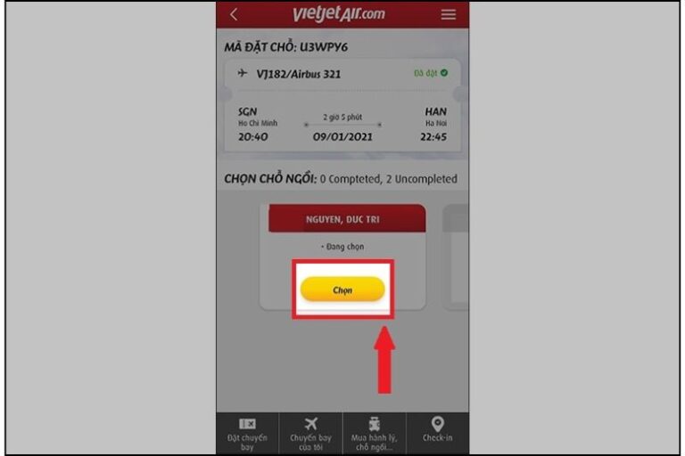 Hướng dẫn check in online Vietjet đơn giản và nhanh nhất