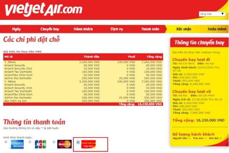 Hướng dẫn check in online Vietjet đơn giản và nhanh nhất
