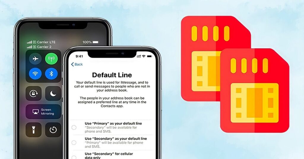 Top các iPhone 2 SIM? Cách sử dụng iPhone 2 SIM