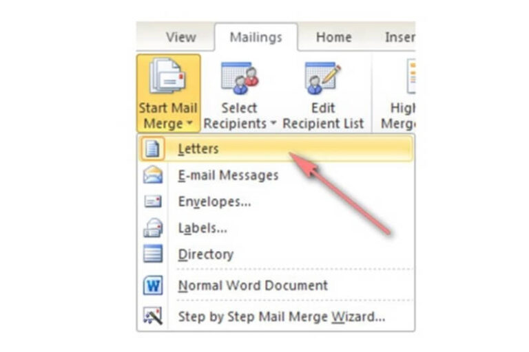 Cách sử dụng mail merge trong Word để trộn văn bản