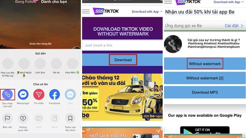 Cách chuyển video Tiktok sang MP4 bằng SSSTIK.io nhanh nhất