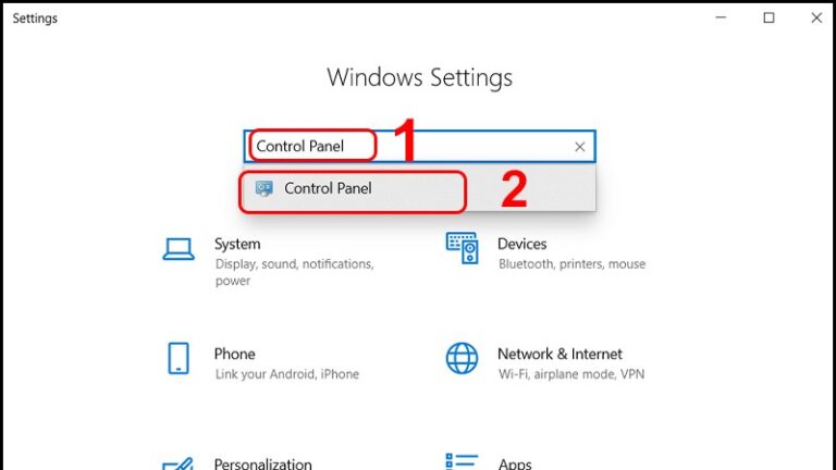 Control Panel là gì? Hướng dẫn cách mở Control Panel Win 10