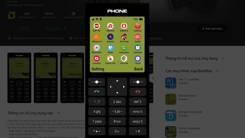 Đổi giao diện Android thành Nokia 1280 với Nokia Launcher