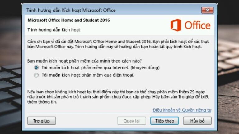 Hướng dẫn kích hoạt bản quyền Office 365 online vĩnh viễn