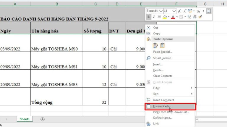 Cách giãn dòng trong Excel đơn giản và dễ thực hiện 2023