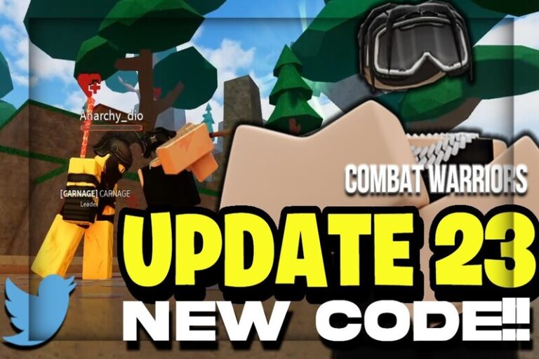 Code Combat Warriors Roblox mới nhất trong tháng 10/2025
