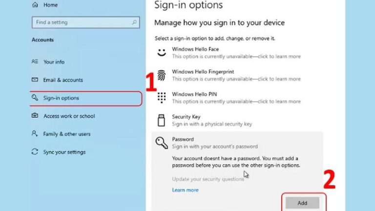 Password hint là gì? Cách cài đặt gợi ý mật khẩu trên máy tính