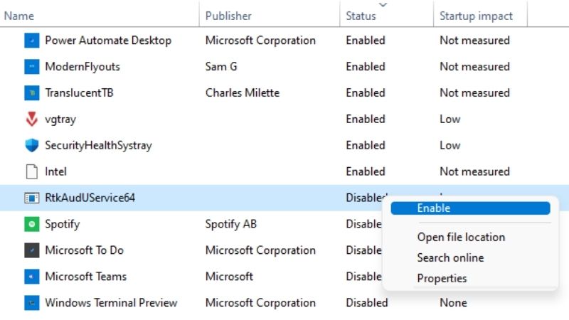 Cách mở Realtek HD Audio Manager trên Windows 10 đơn giản