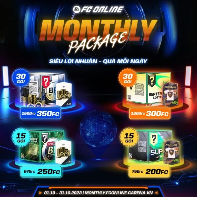 Tổng hợp các SK (event) hot của game FIFA Online 4 (FO4)